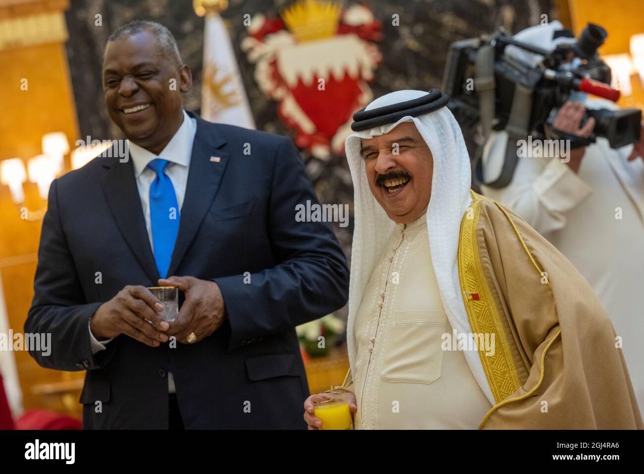 Manama, Bahrain. 07th Sep, 2021. U.S. Secretary of Defense Lloyd Austin ...