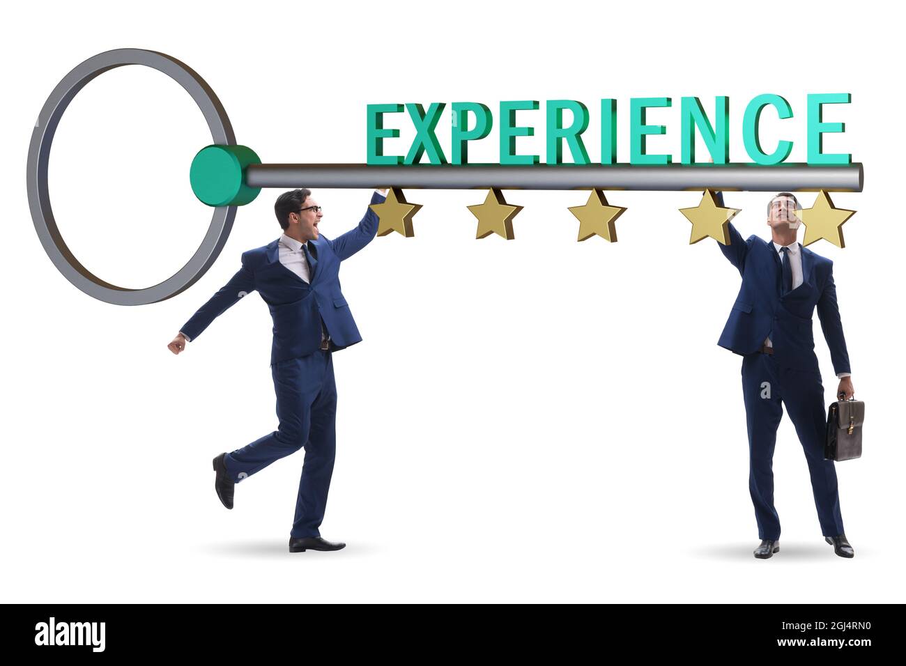 Experience and competence concept with the key Stock Photo - Alamy