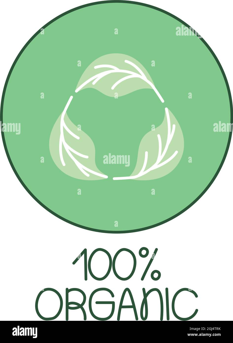 one hundred percent organic Stock Vector Image & Art - Alamy