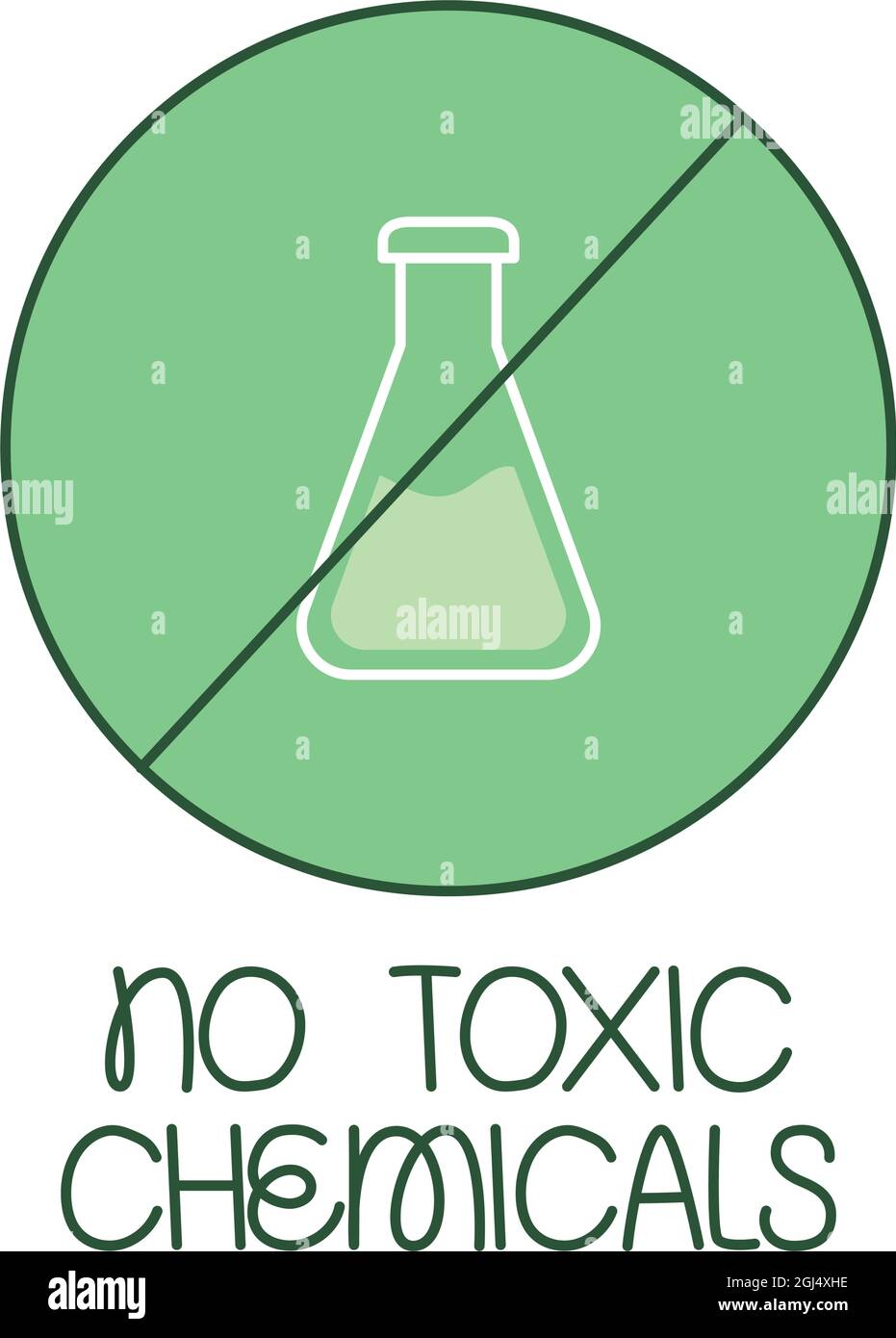 no toxic chemicals illustration Stock Vector Image & Art - Alamy