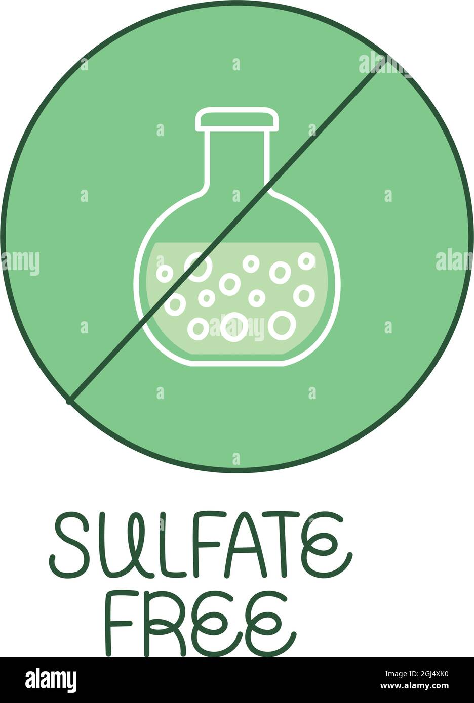Sulfate free Stock Vector Images - Alamy