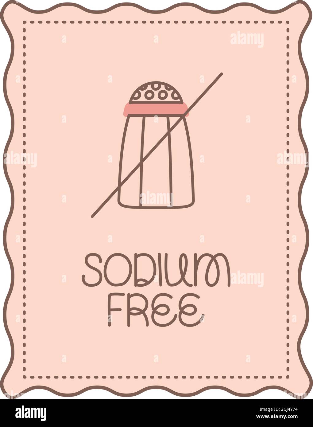 sodium free card Stock Vector Image & Art - Alamy