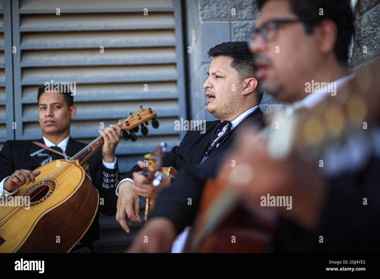 Mariachi musician plays guitar in Hermosillo, Sonora, Mexico. (Photo by ...