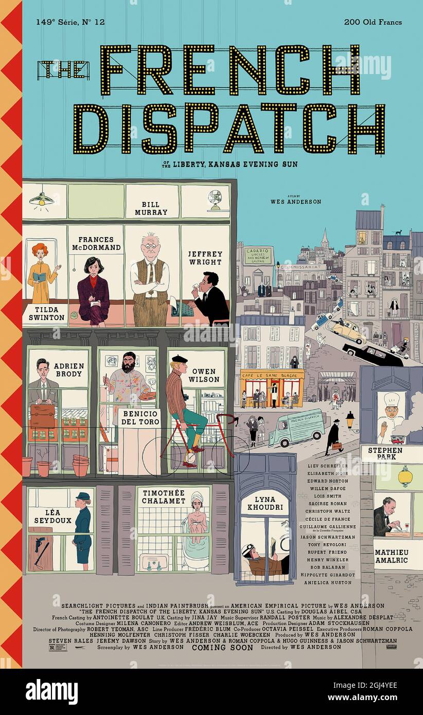 The french dispatch poster hi-res stock photography and images - Alamy