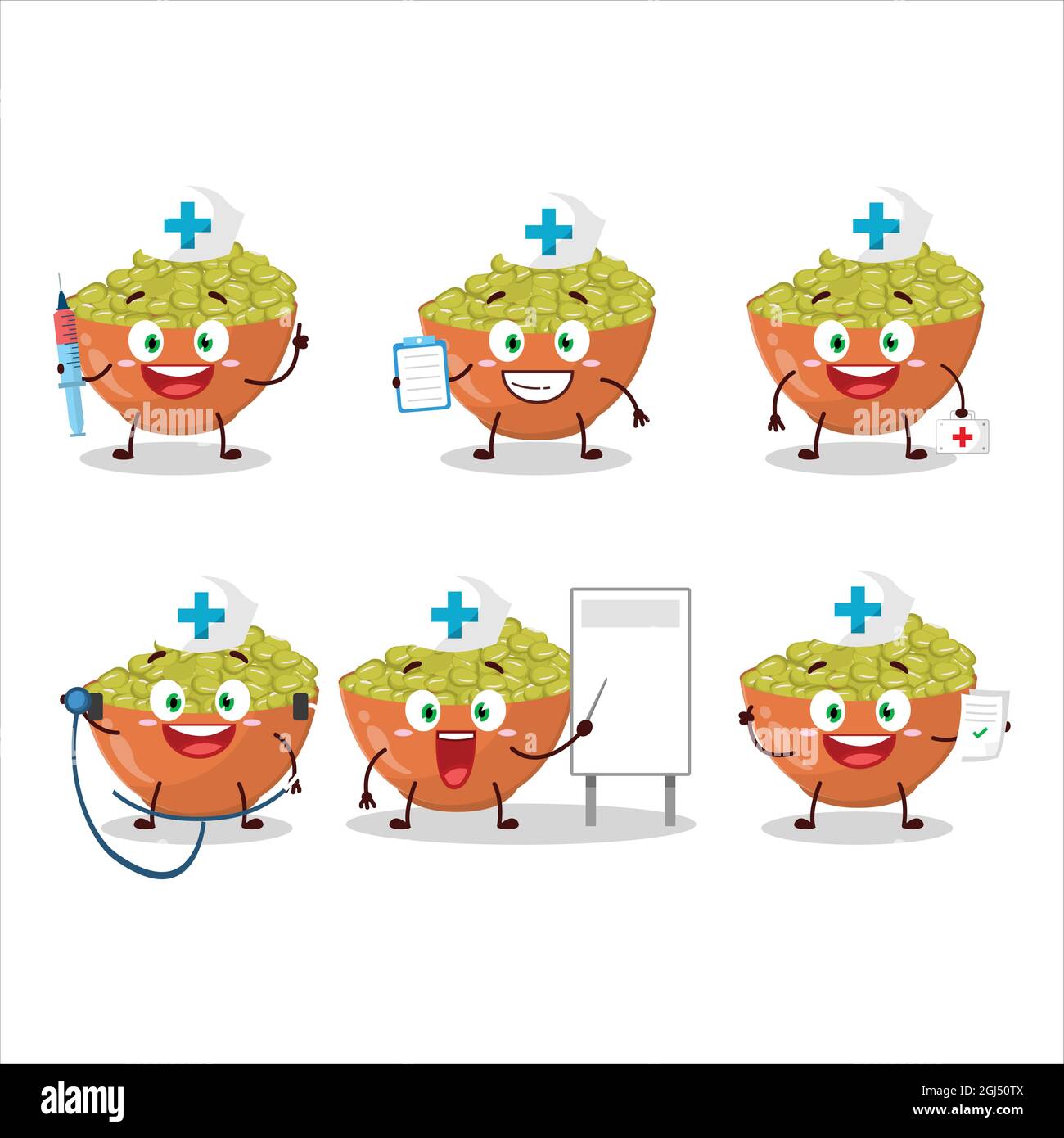 Organic mung beans Stock Vector Images - Alamy