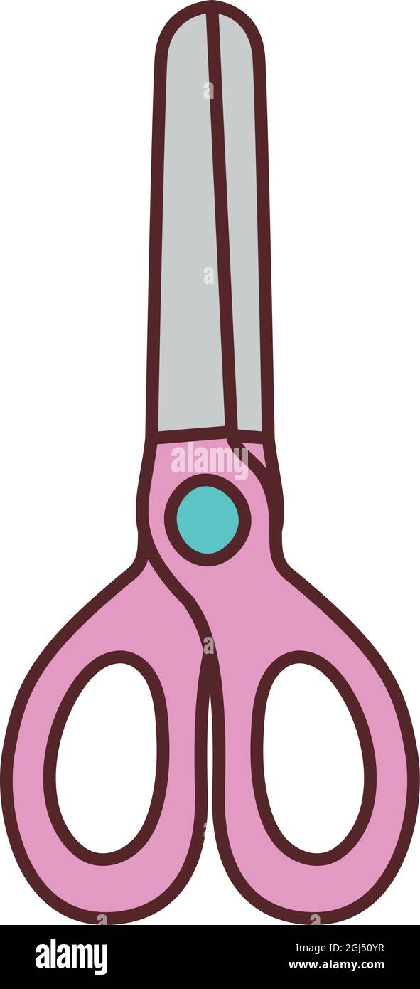 pink scissor design Stock Vector Image & Art - Alamy
