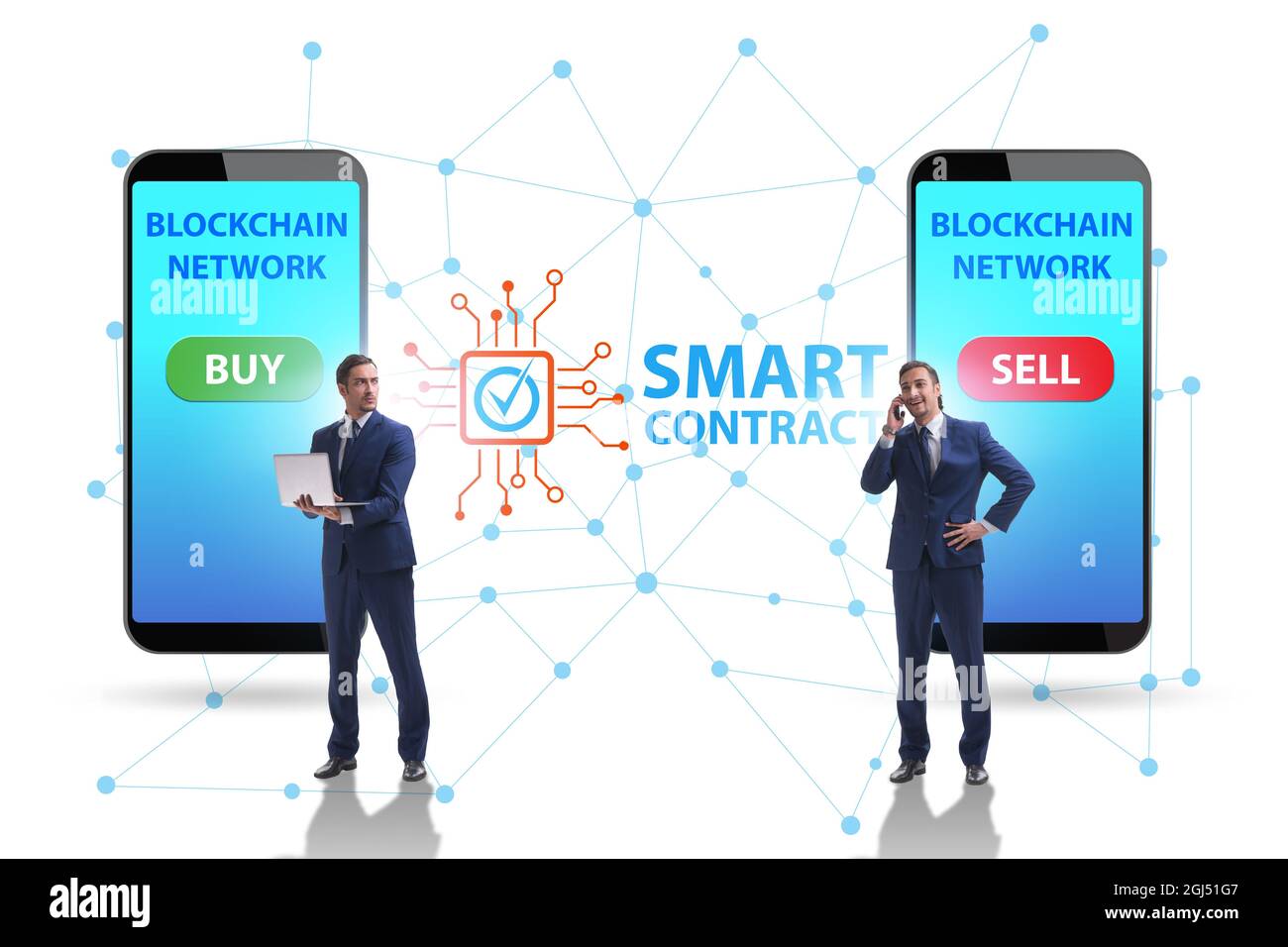 Electronic signature man using Cut Out Stock Images & Pictures - Alamy