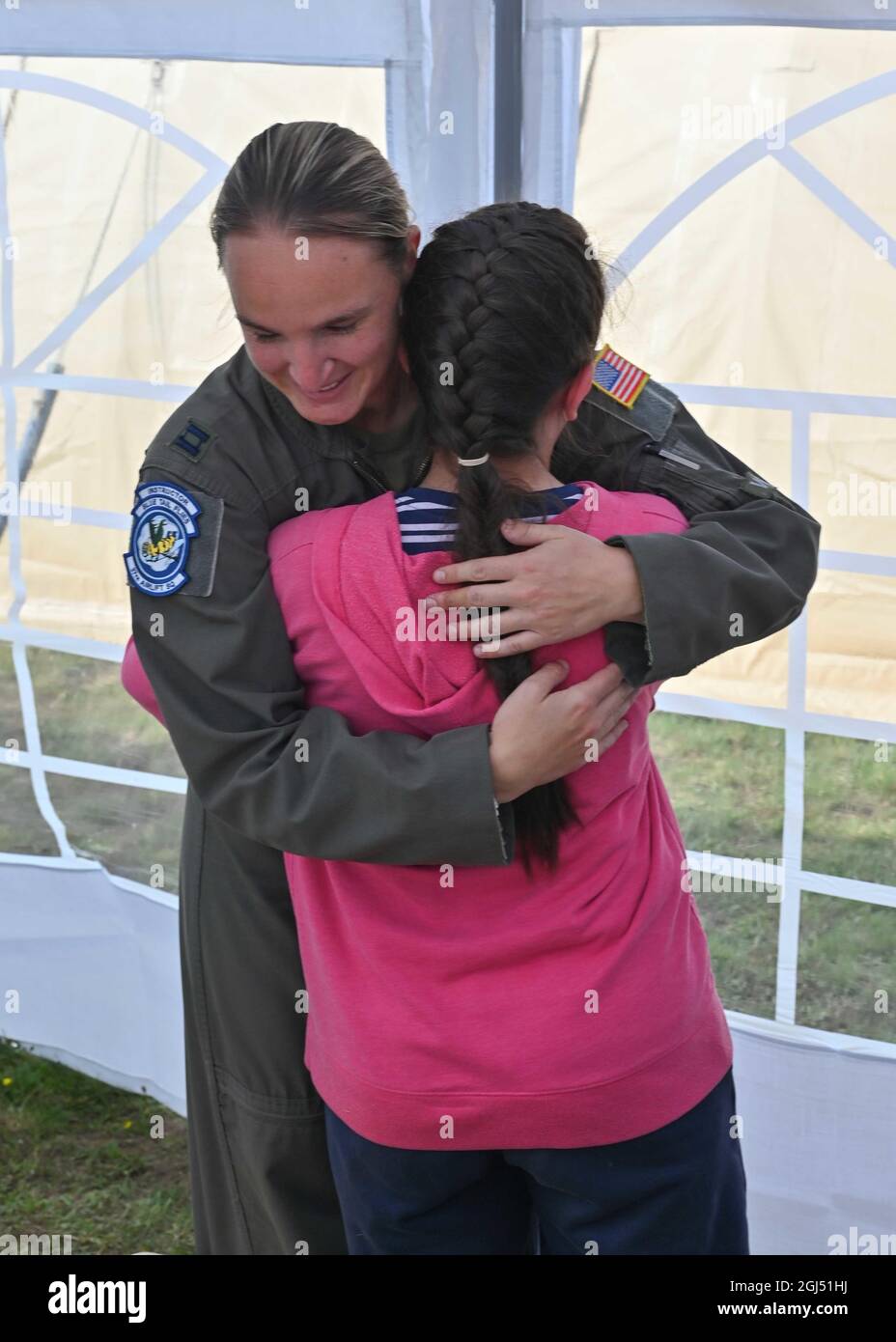 U.S. Air Force Capt. Allyson Swift, 37th Airlift Squadron instructor ...