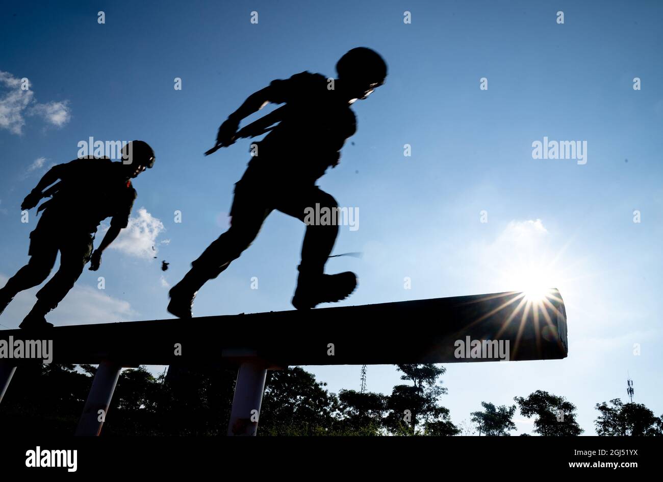 GUANGXI, CHINA - SEPTEMBER 8, 2021 - Special soldiers of China's Armed ...