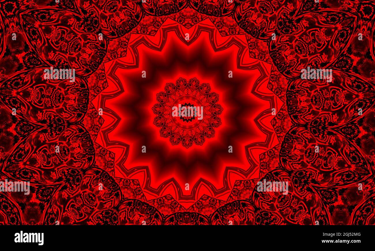 Eye catching kaleidoscope, abstract design that is surreal, strong ...