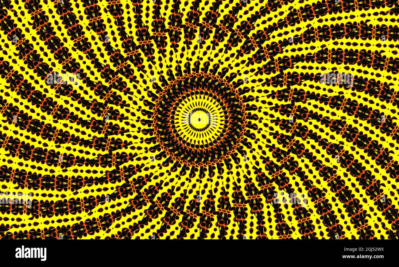 Sulphur kaleidoscope. Seamless background from natural sulphur mineral ...