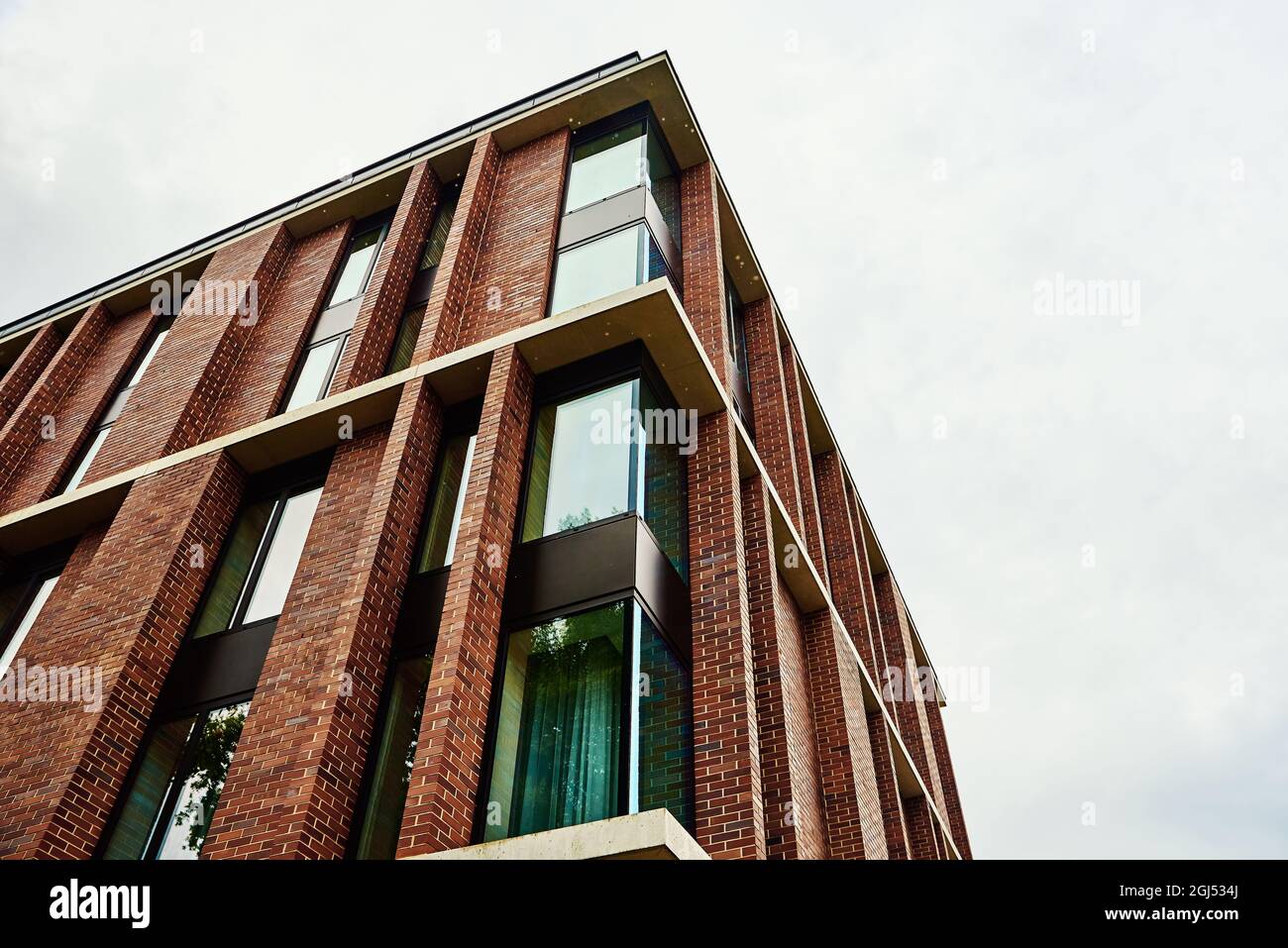 Corner of residential building in the city. Modern architecture Stock ...