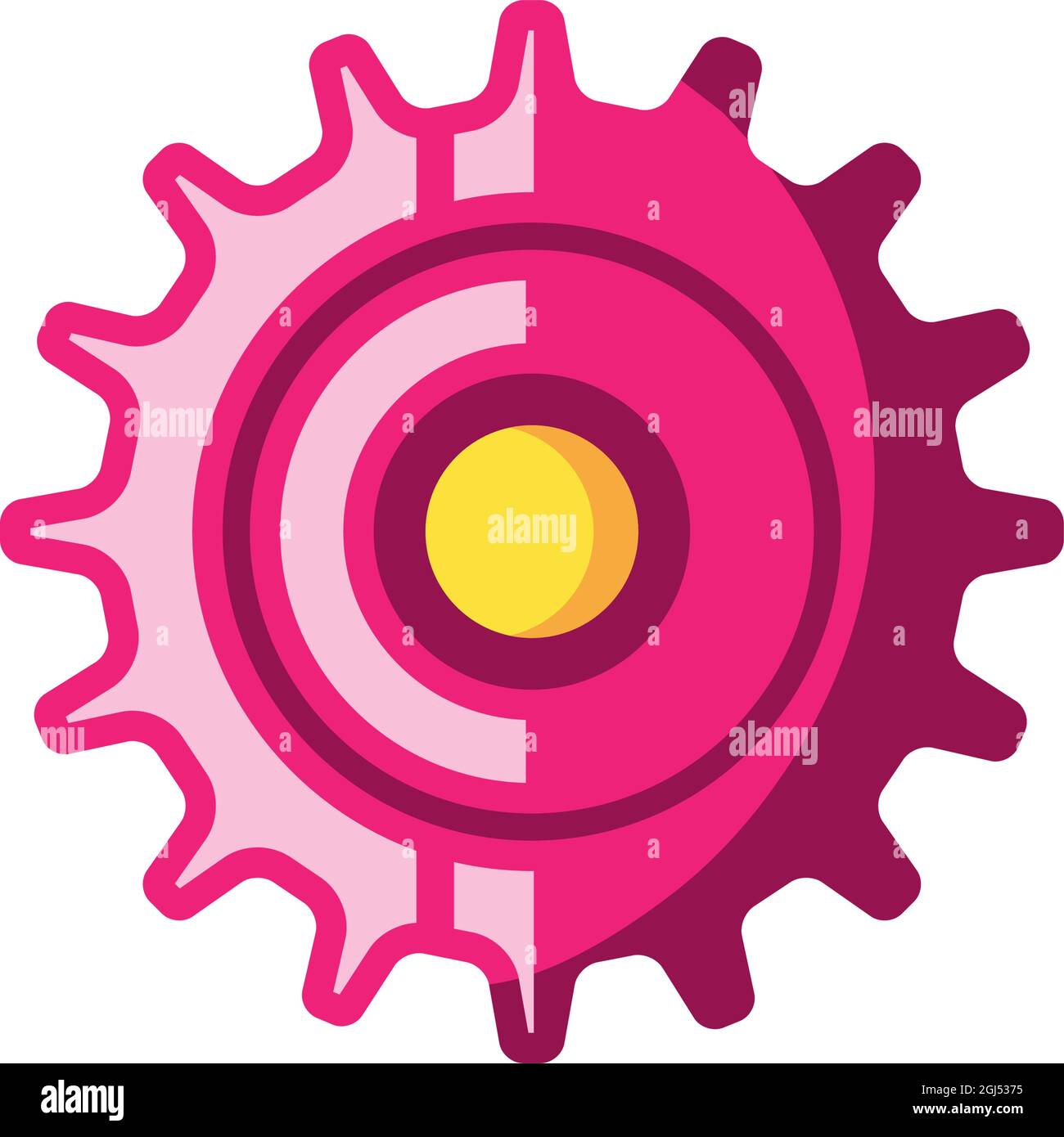 gear cogwheel mechanic Stock Vector Image & Art - Alamy