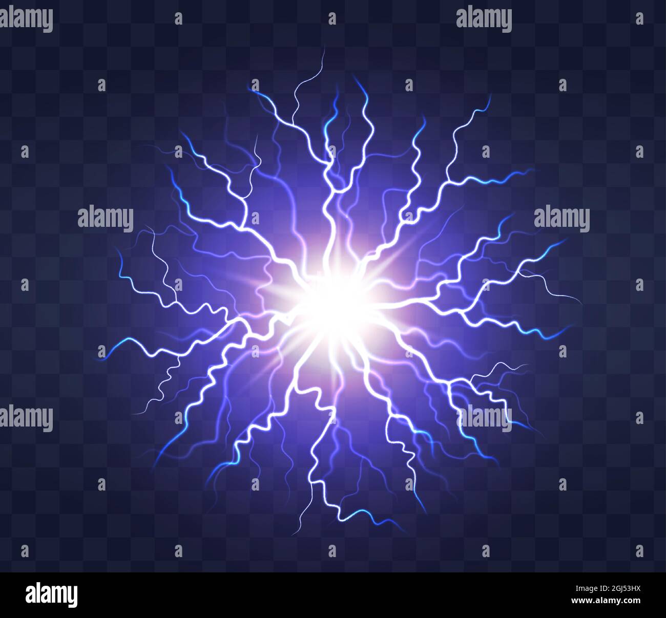 Lightning flash light thunder spark Stock Vector Image & Art - Alamy