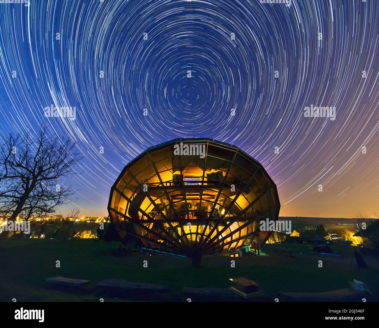 France. Bas-Rhin (67) Cosswiller, Eric Wasser's first bioclimatic solar ...