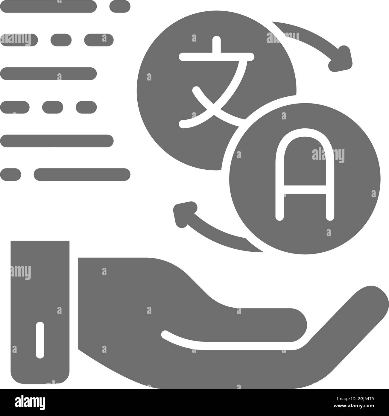 Hand sign interpretation hi-res stock photography and images - Alamy