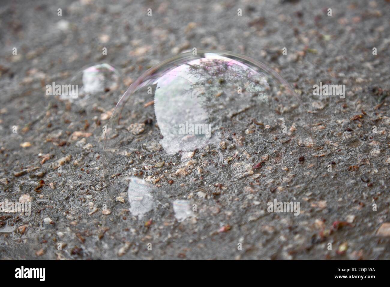 Abstract grey bubbles background. Hope concept with reflection ...