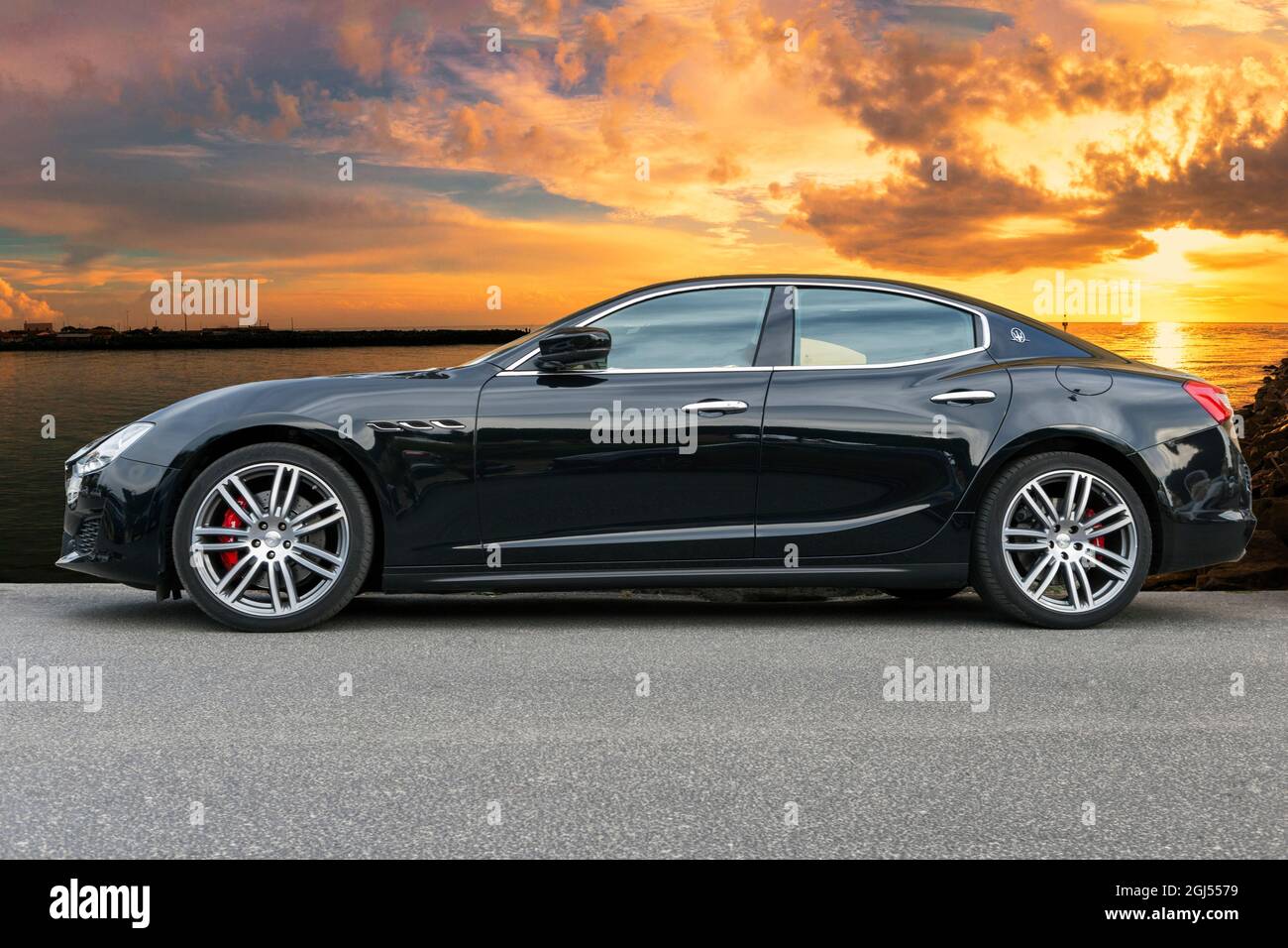 Powerful and elegant with beautiful modern design of fast and luxury ...