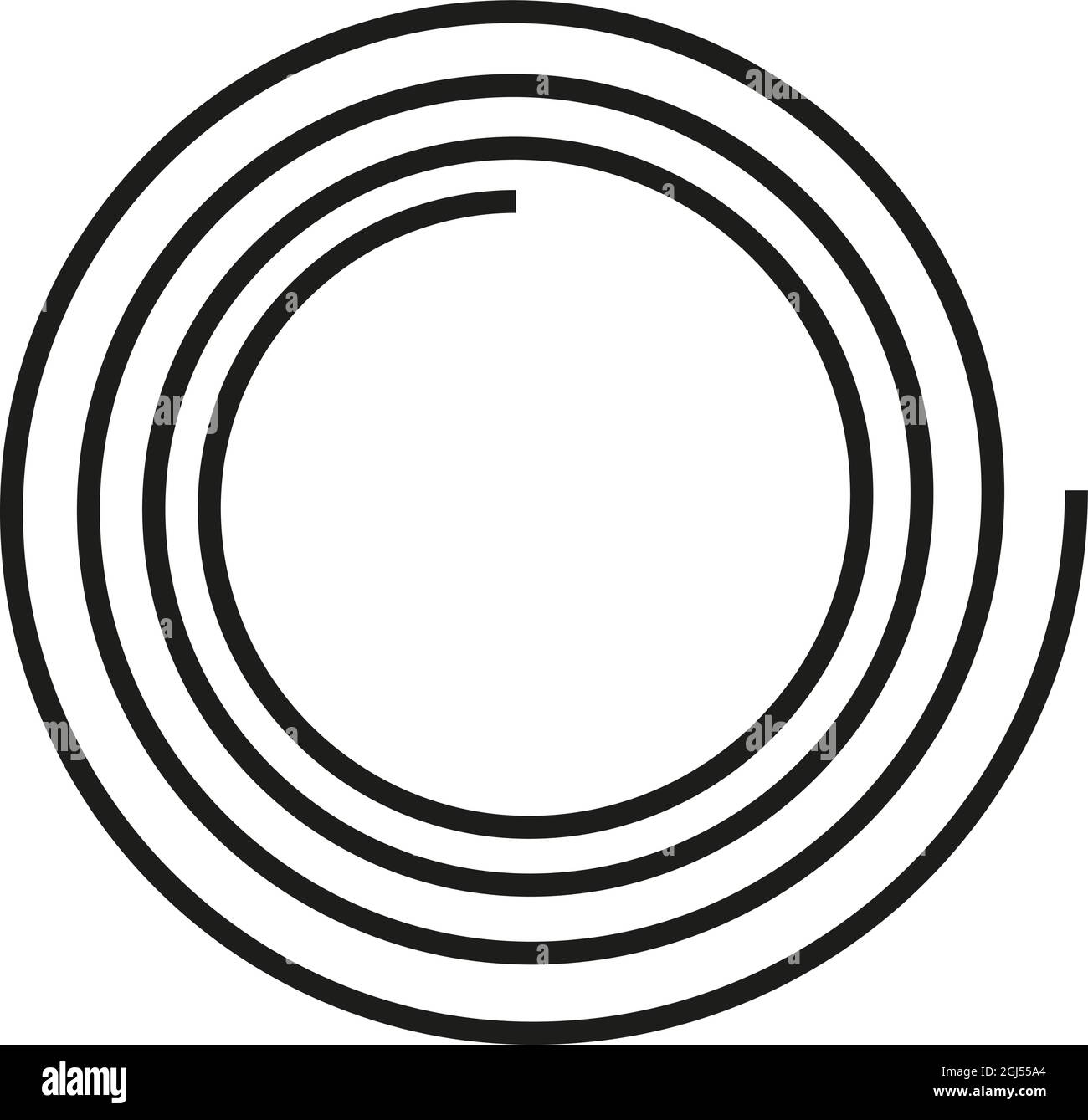 Abstract swirl line logo for business company Stock Vector Image & Art ...