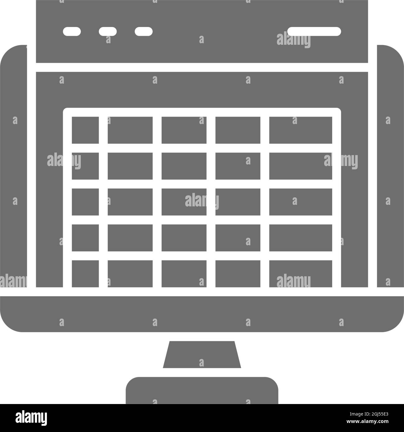 Accounting calculation spreadsheet Stock Vector Images - Alamy