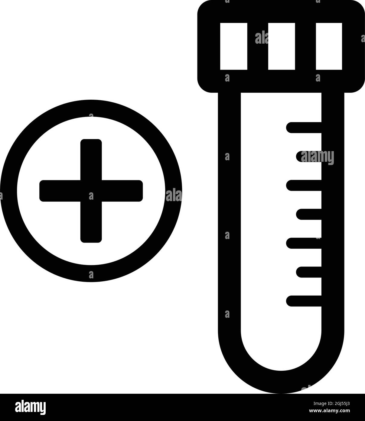 Positive covid19 result Stock Vector Images - Alamy