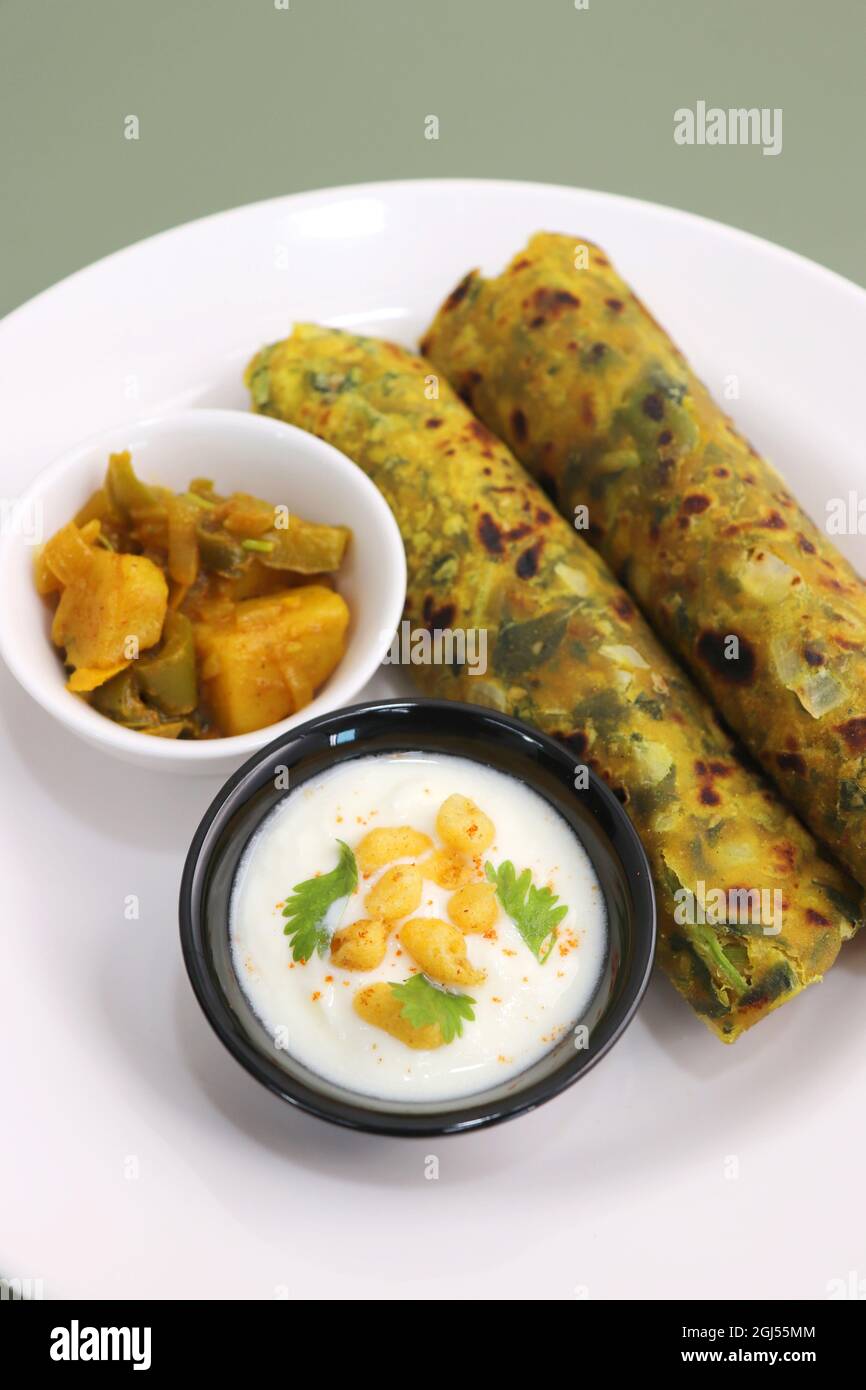 A Food called Methi paratha or Methi thepla is an Indian breakfast dish ...