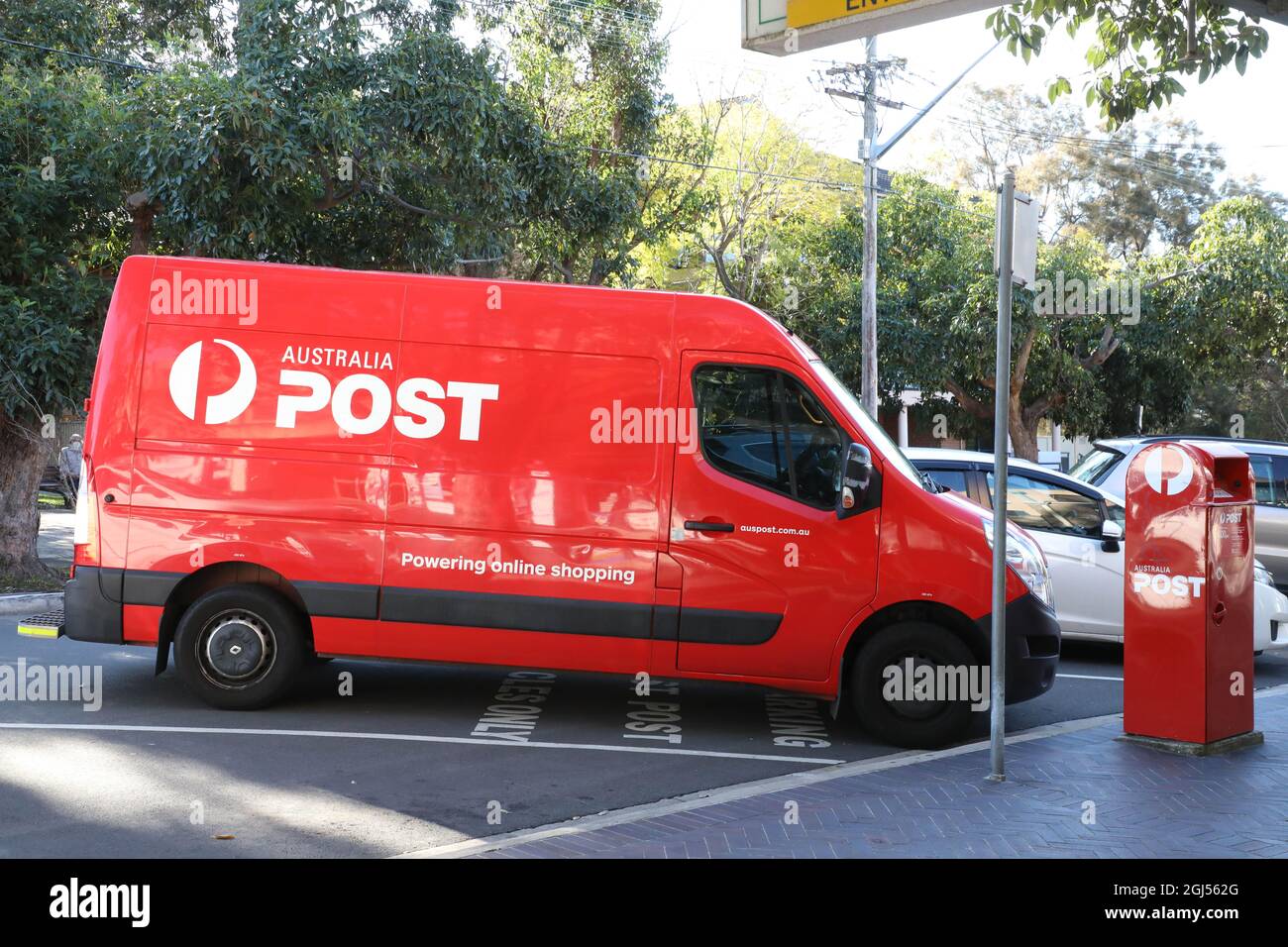 Australia post van hi-res stock photography and images - Alamy