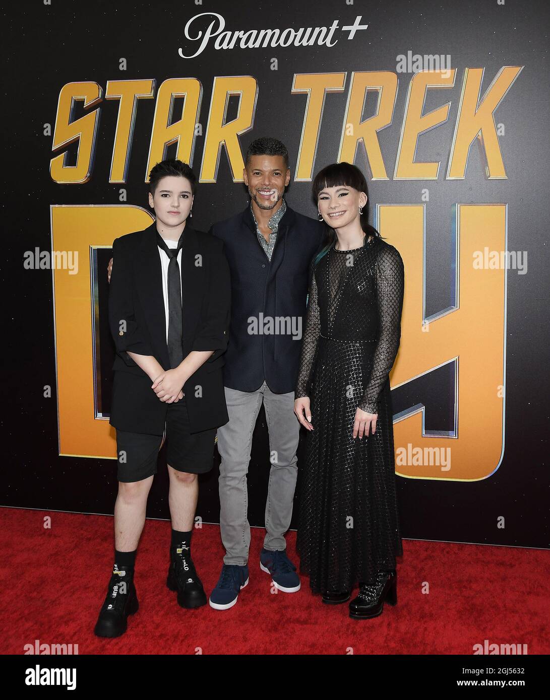Los Angeles, USA. 08th Sep, 2021. (L-R) Blu del Barrio, Wilson Cruz and ...