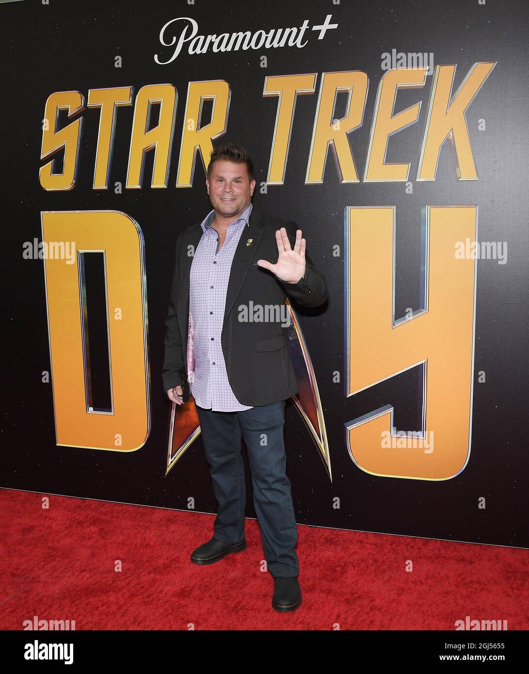 Los Angeles, USA. 08th Sep, 2021. Rod Roddenberry arrives at STAR TREK ...