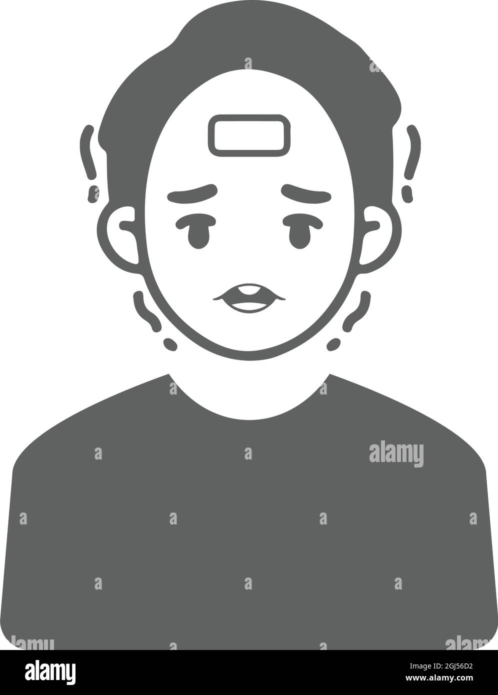 Fever, high, sick icon - Simple editable vector EPS file Stock Vector ...