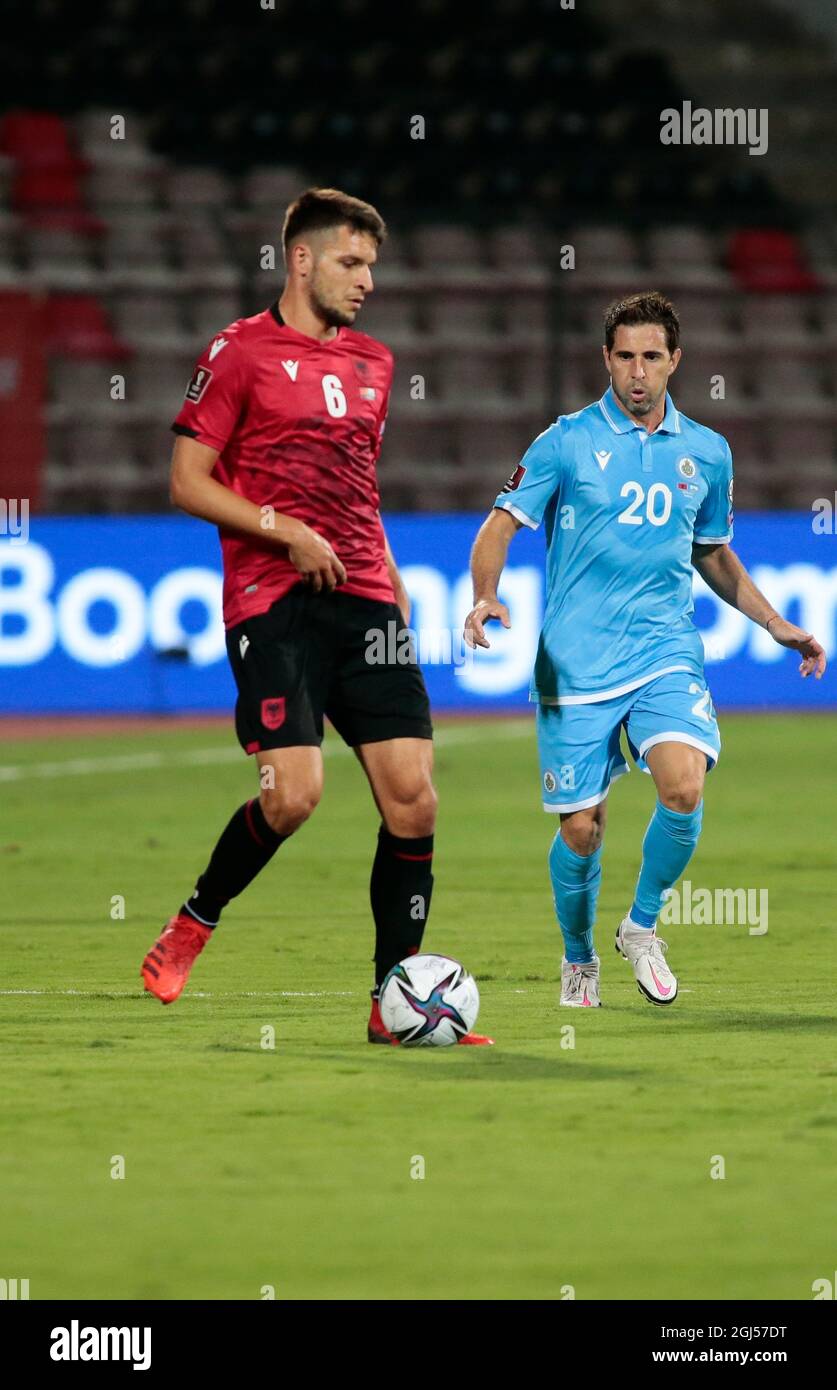 Berat Djimshiti (Albania) during the Fifa World Cup Qualifiers , Qatar ...