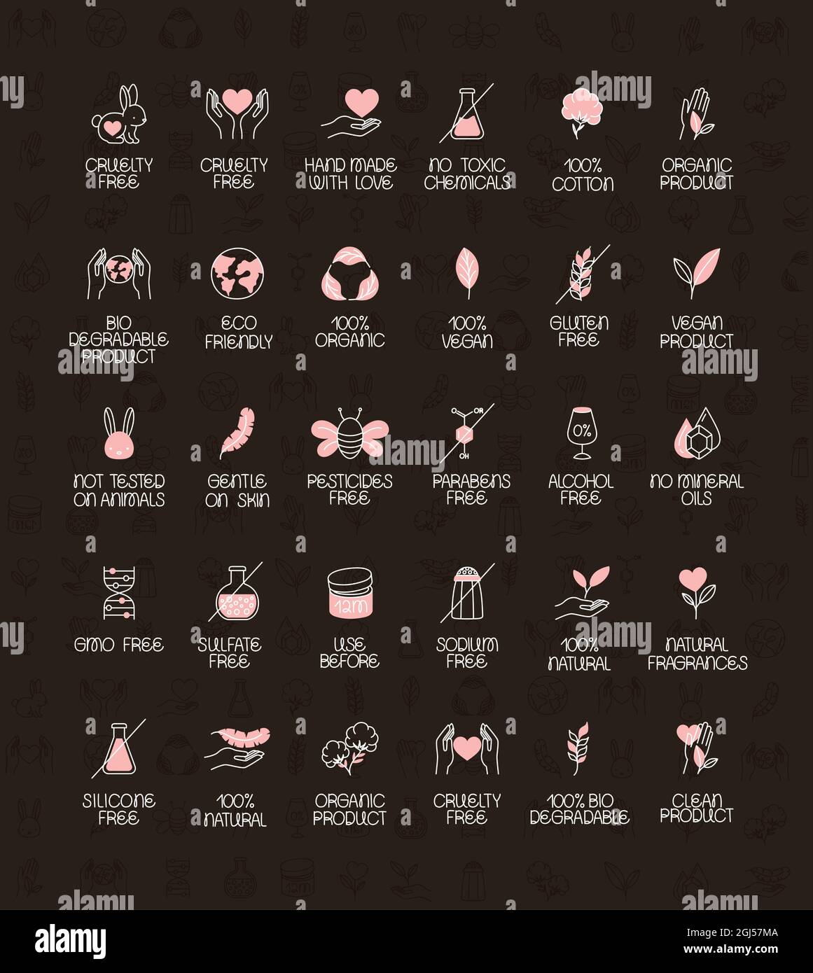 organic food labels Stock Vector Image & Art - Alamy