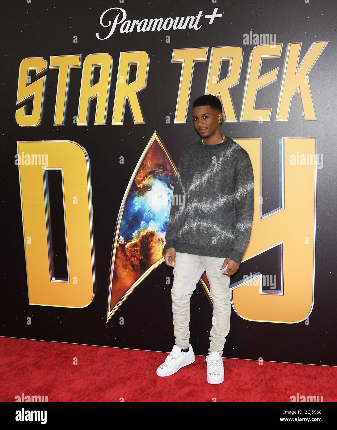 Los Angeles, USA. 08th Sep, 2021. Brett Gray arrives at STAR TREK DAY ...