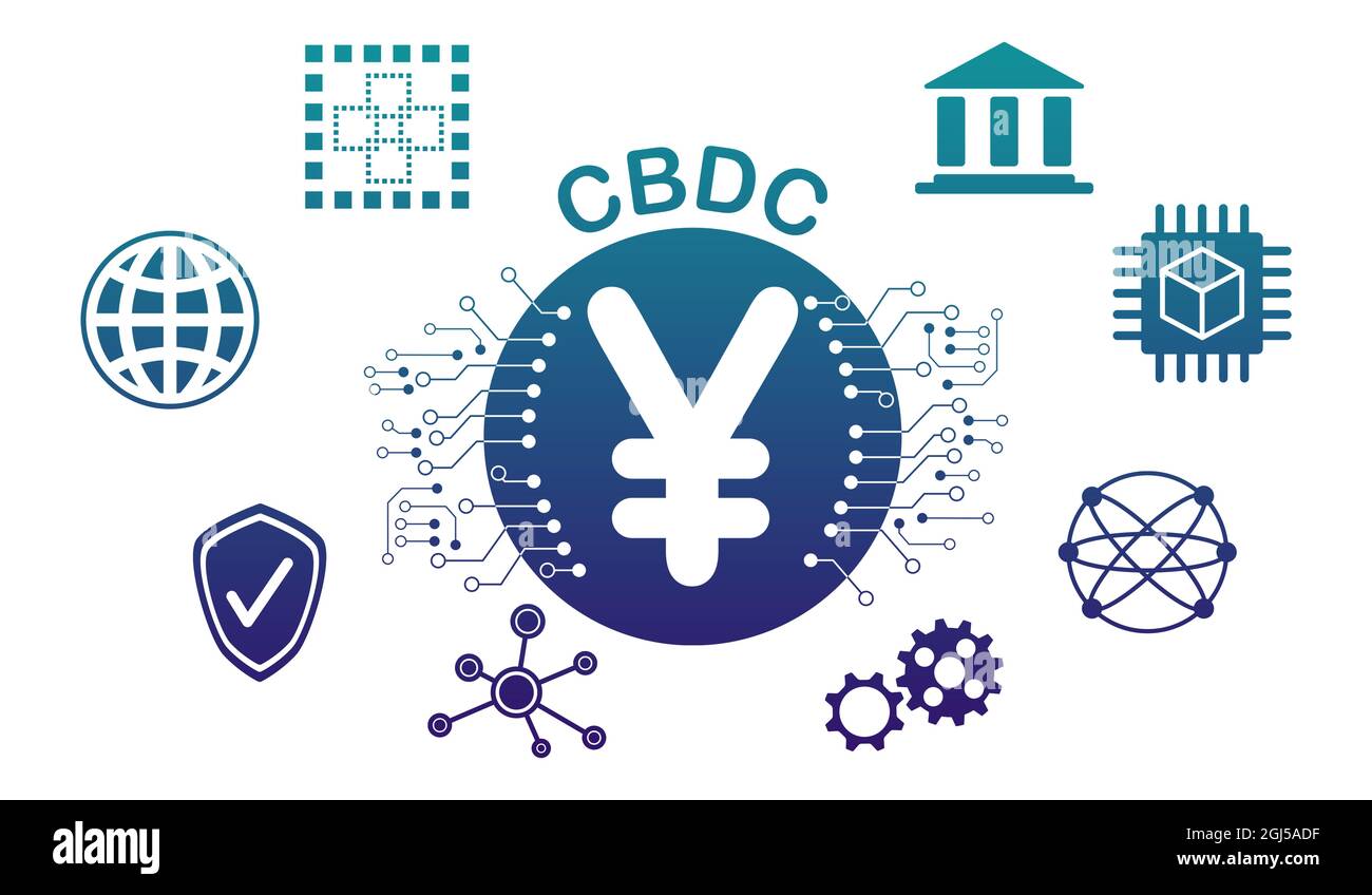 Illustration of a cbdc concept Stock Photo - Alamy