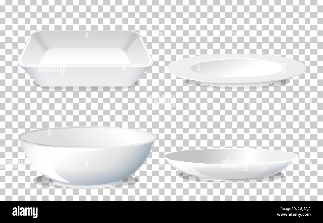 Plate side view Stock Vector Images - Alamy