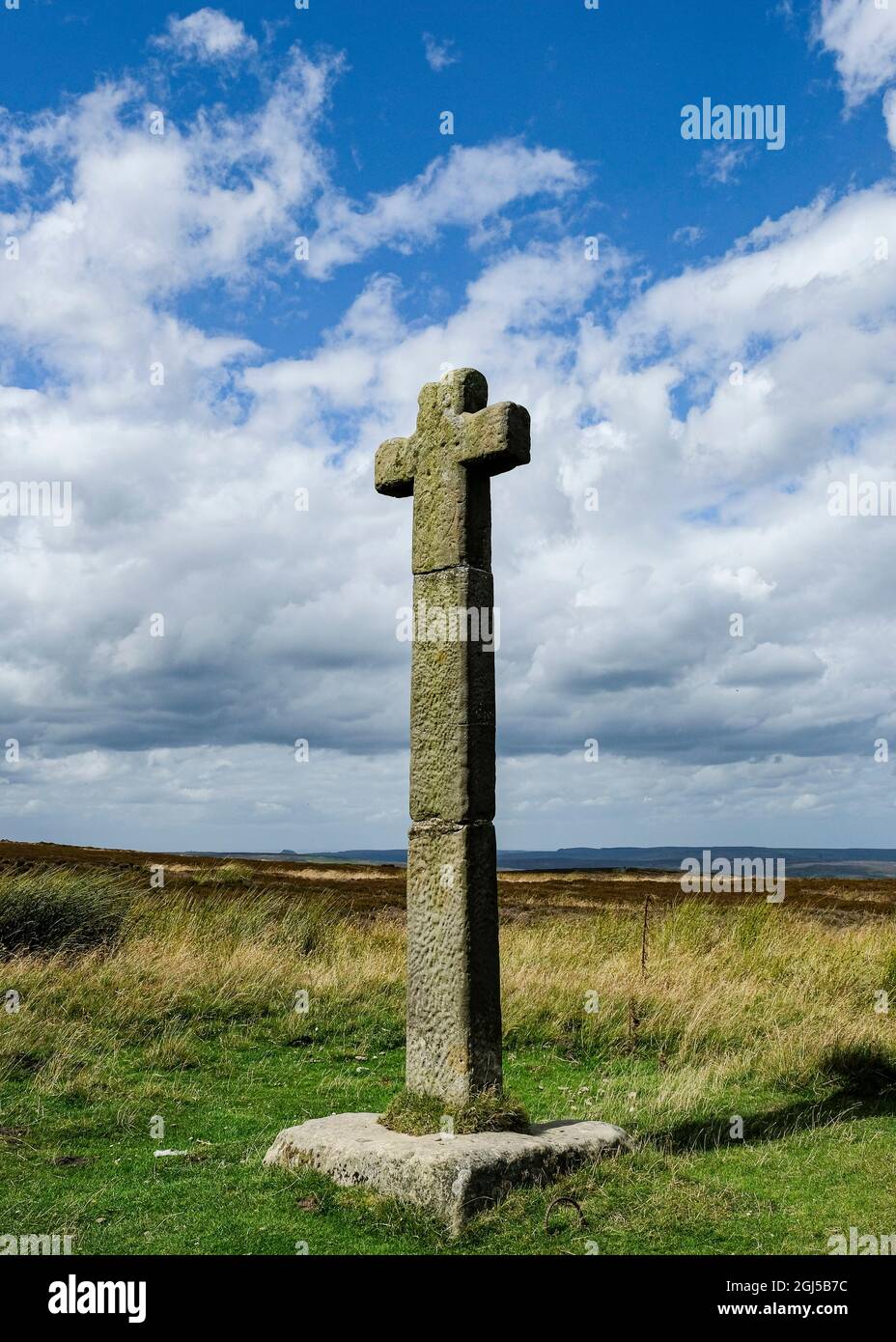 Ancient Religious Stone Symbol of Young Ralph Cross on Windswept North ...