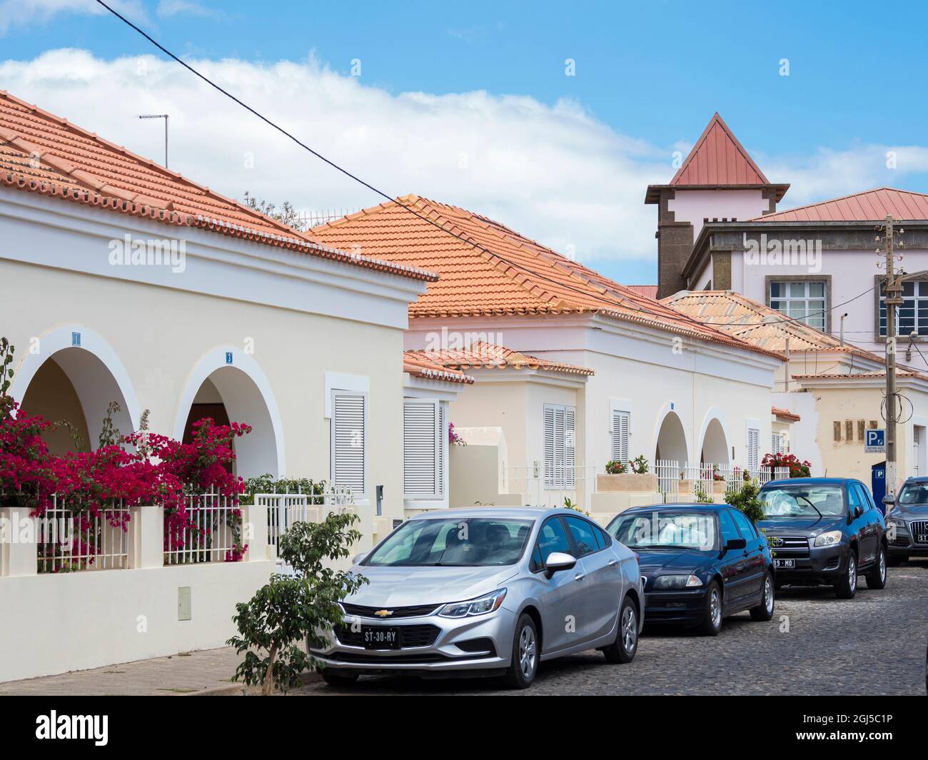 Traditional houses dating back to colonial times in Plato. The capital ...