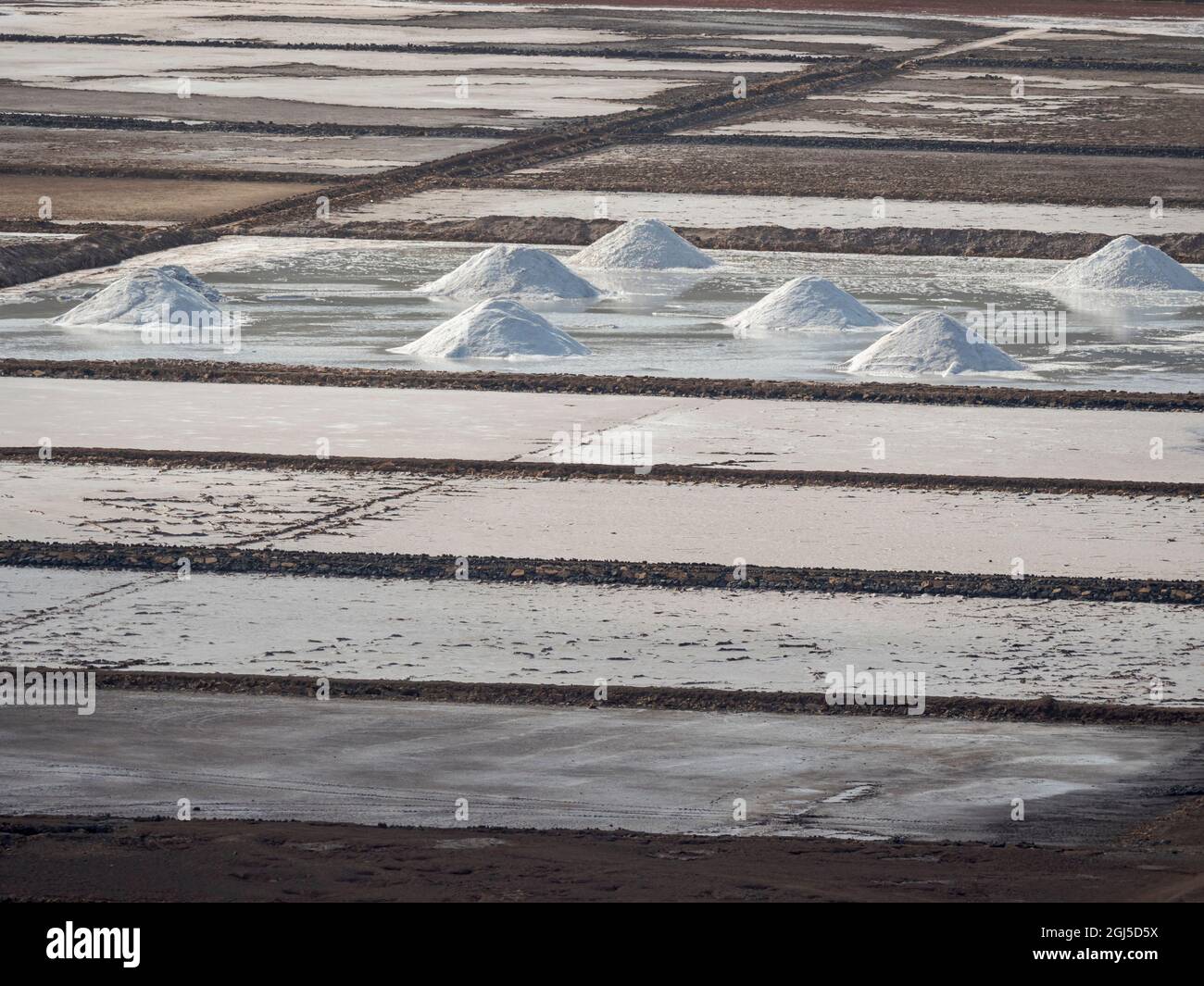 Salt volcano near Pedra de Lume The island Sal, Cape Verde Stock Photo ...