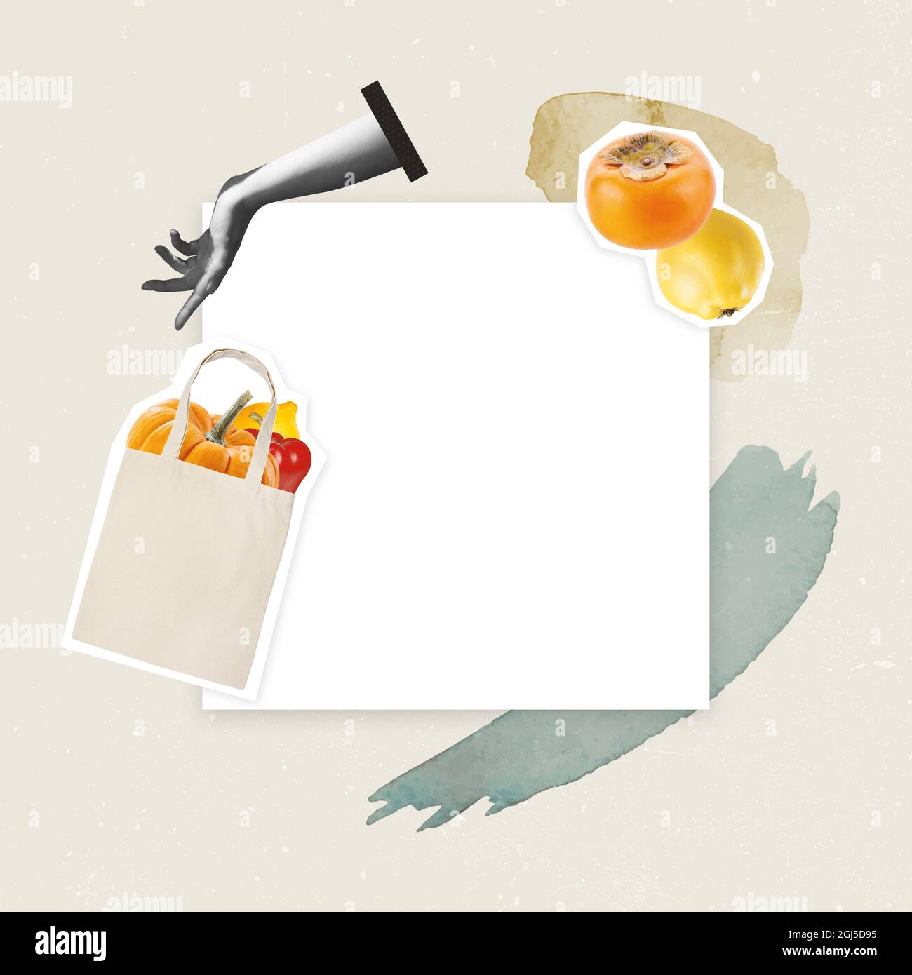 Minimalism, contemporary art collage. Inspiration, idea, trendy urban ...