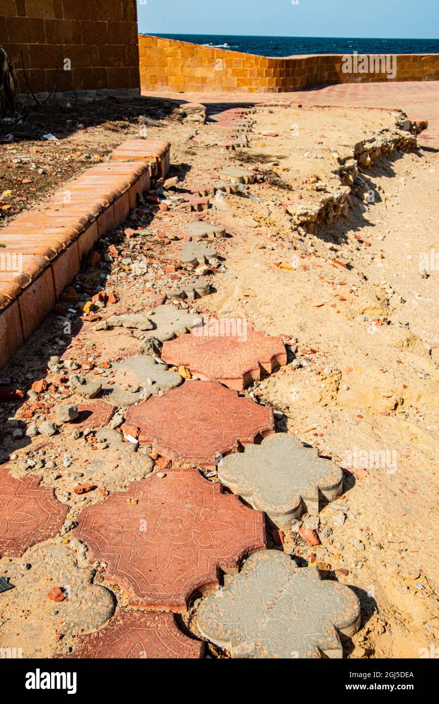 Egypt, Nile River Delta, Alexandria, Montaza Palace, from terrace ...