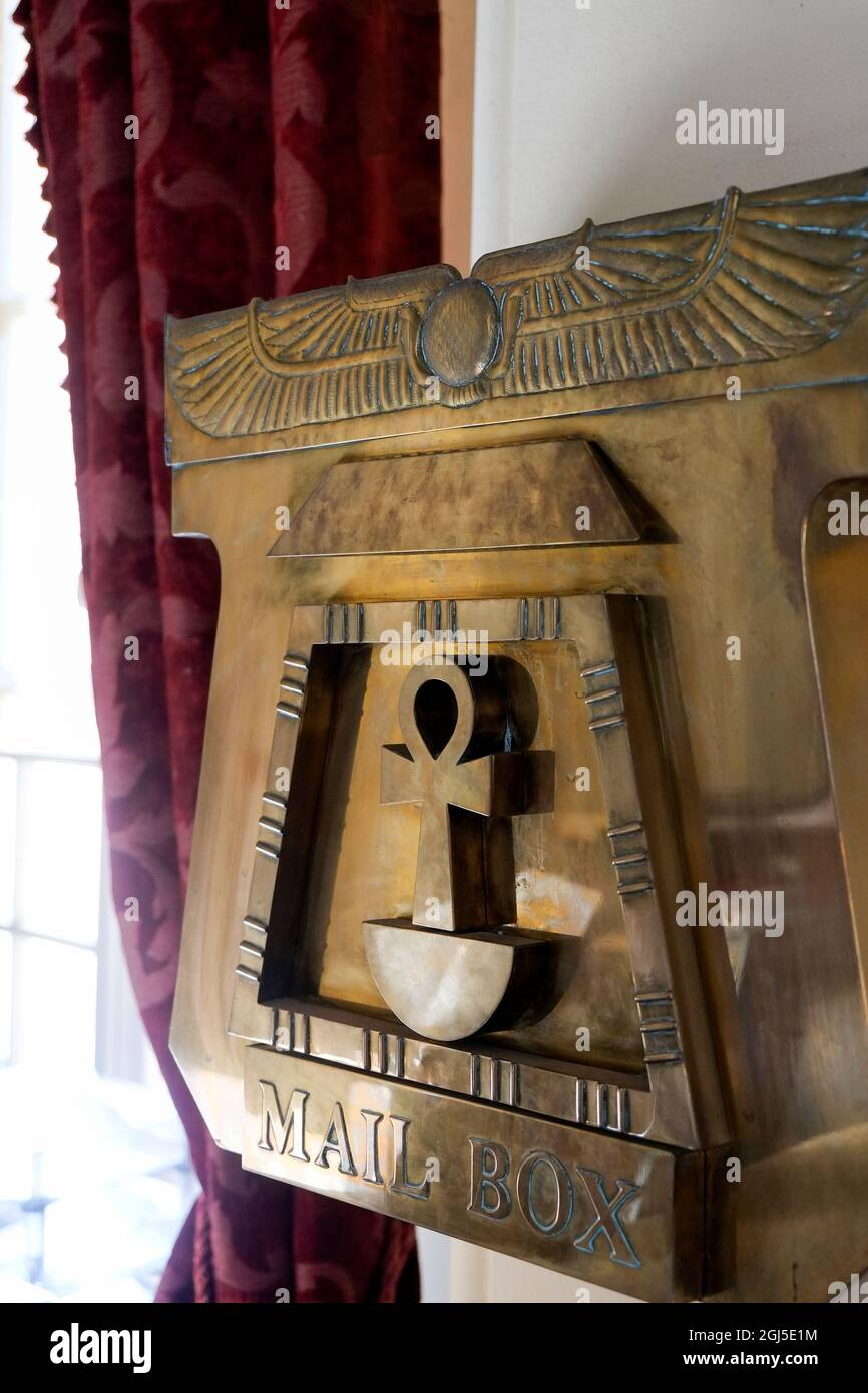 Winter Palace Hotel, antique mailbox. Luxor, Egypt Stock Photo - Alamy