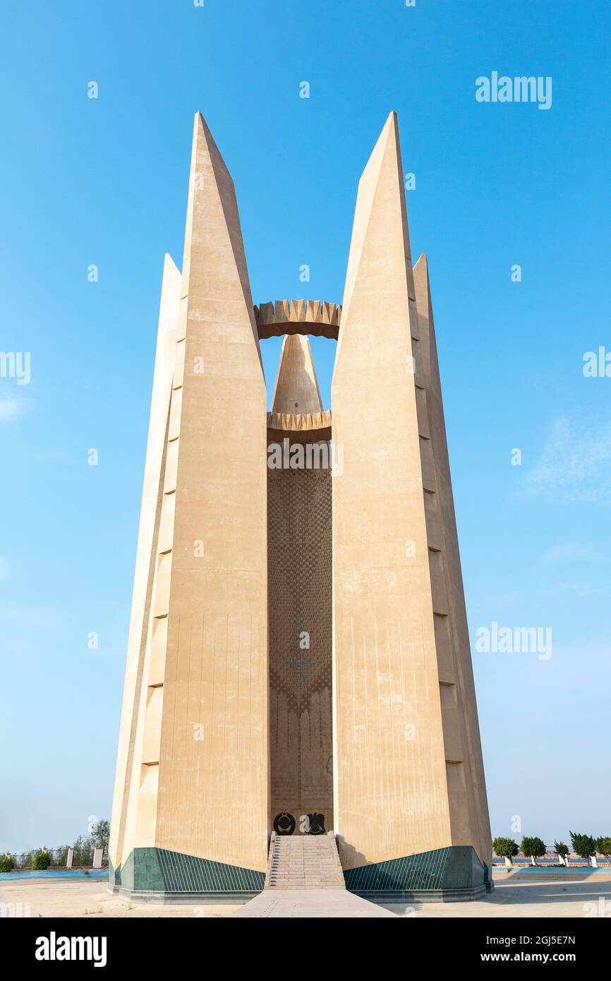 Egypt, Aswan. The Egyptian-Russian Friendship Monument. Also known as ...