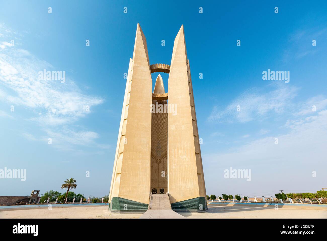 Egypt, Aswan. The Egyptian-Russian Friendship Monument. Also known as ...