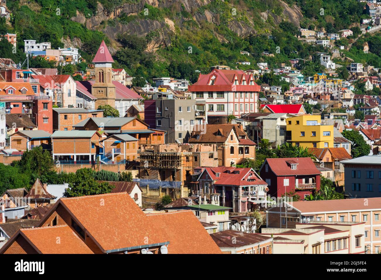 Madagascar, Antananarivo. View of the city Stock Photo - Alamy
