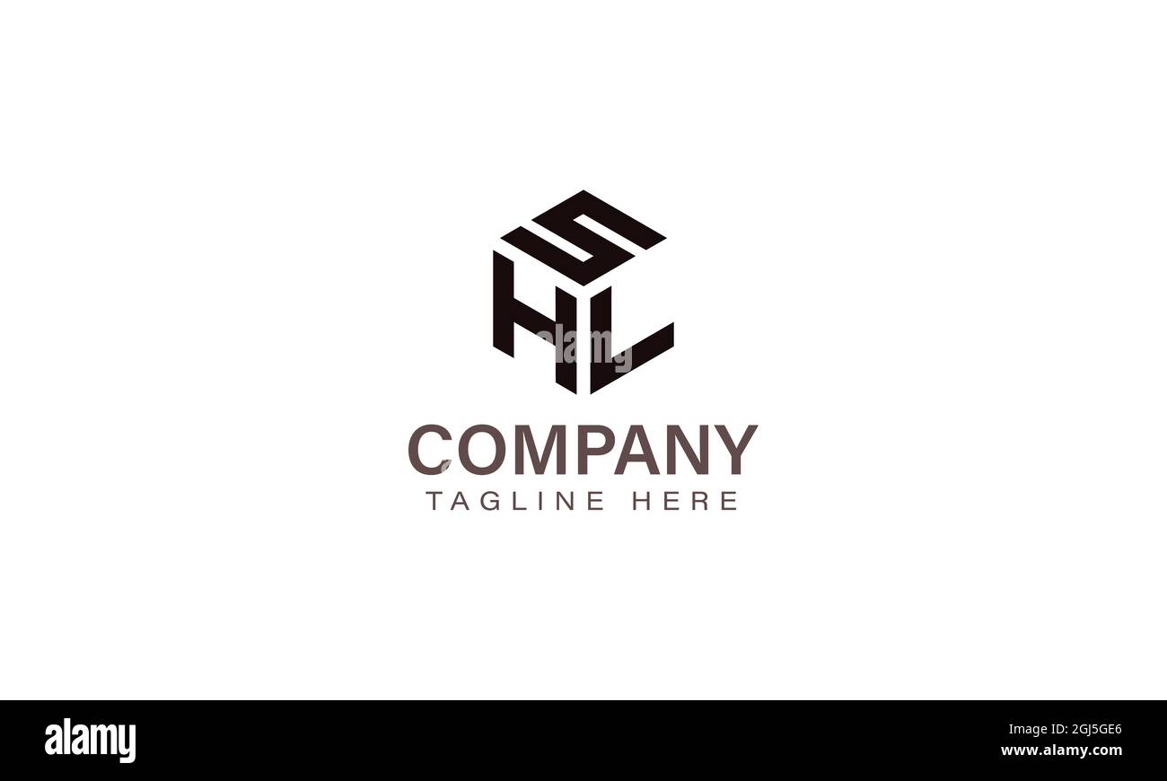 SHL Letter Logo, Alphabet S H L Hexagon Shape Vector Icon Template ...