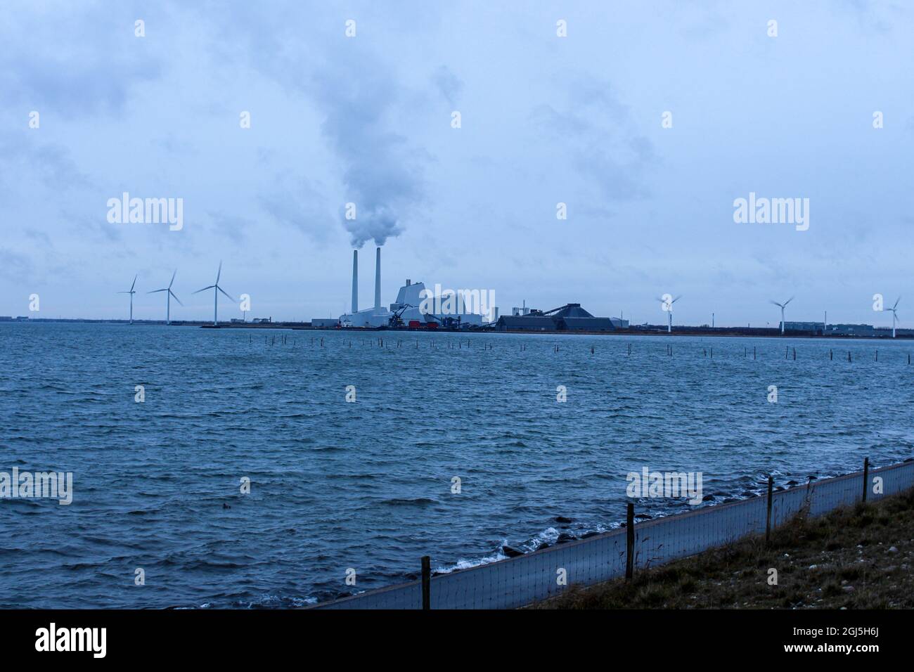 Powerplant factory in Denmark Stock Photo - Alamy