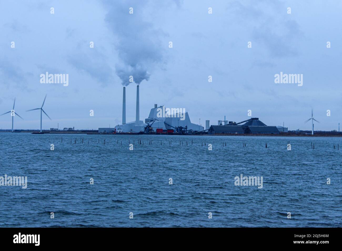 Powerplant factory in Denmark Stock Photo - Alamy