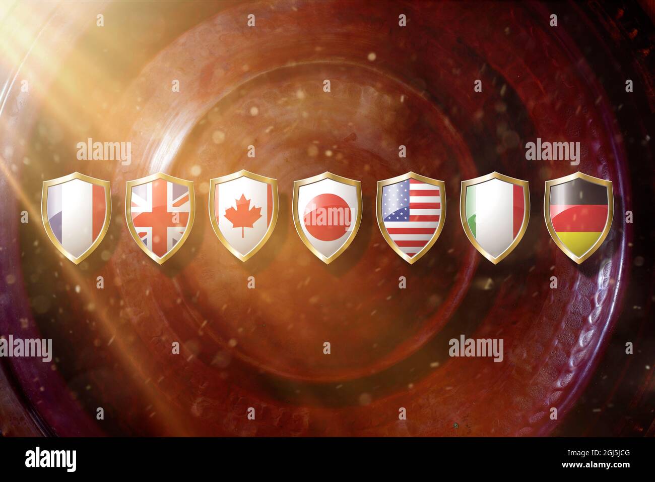 Flags of g7 countries hi-res stock photography and images - Alamy