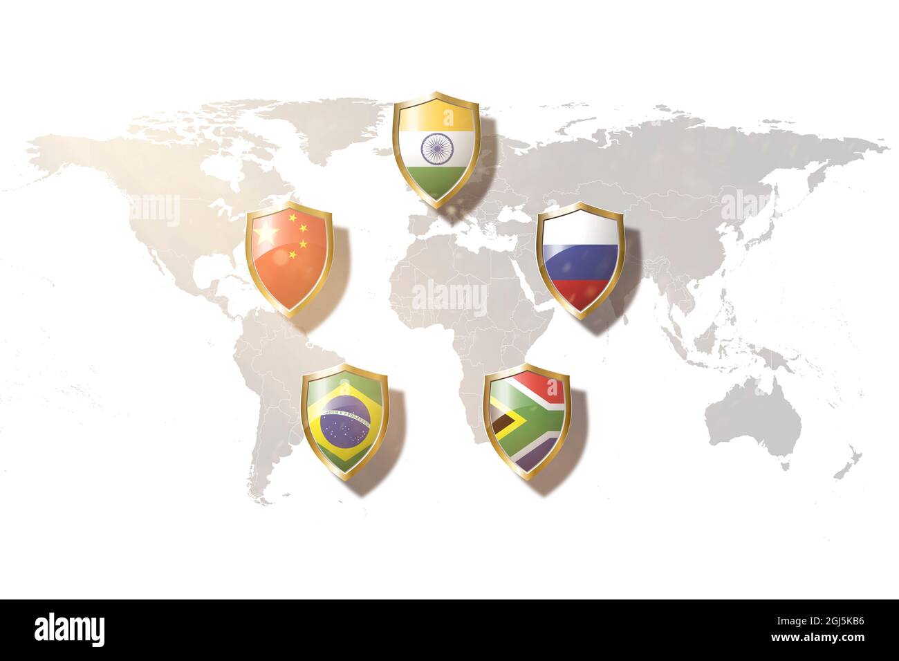 Bric flags Cut Out Stock Images & Pictures - Alamy