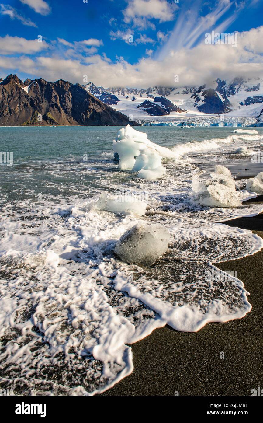 Antarctica, seashore pattern Stock Photo - Alamy